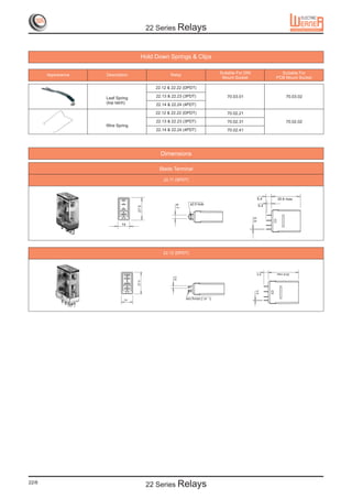 22 series relays | PDF