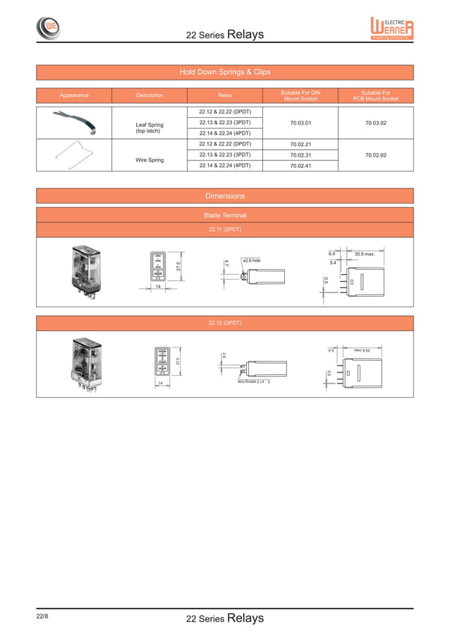 22 series relays | PDF