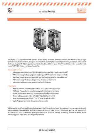 22 series relays | PDF