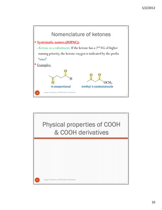 (22) session 22 carboxylic acids & carboxylic acid derivatives ii | PDF