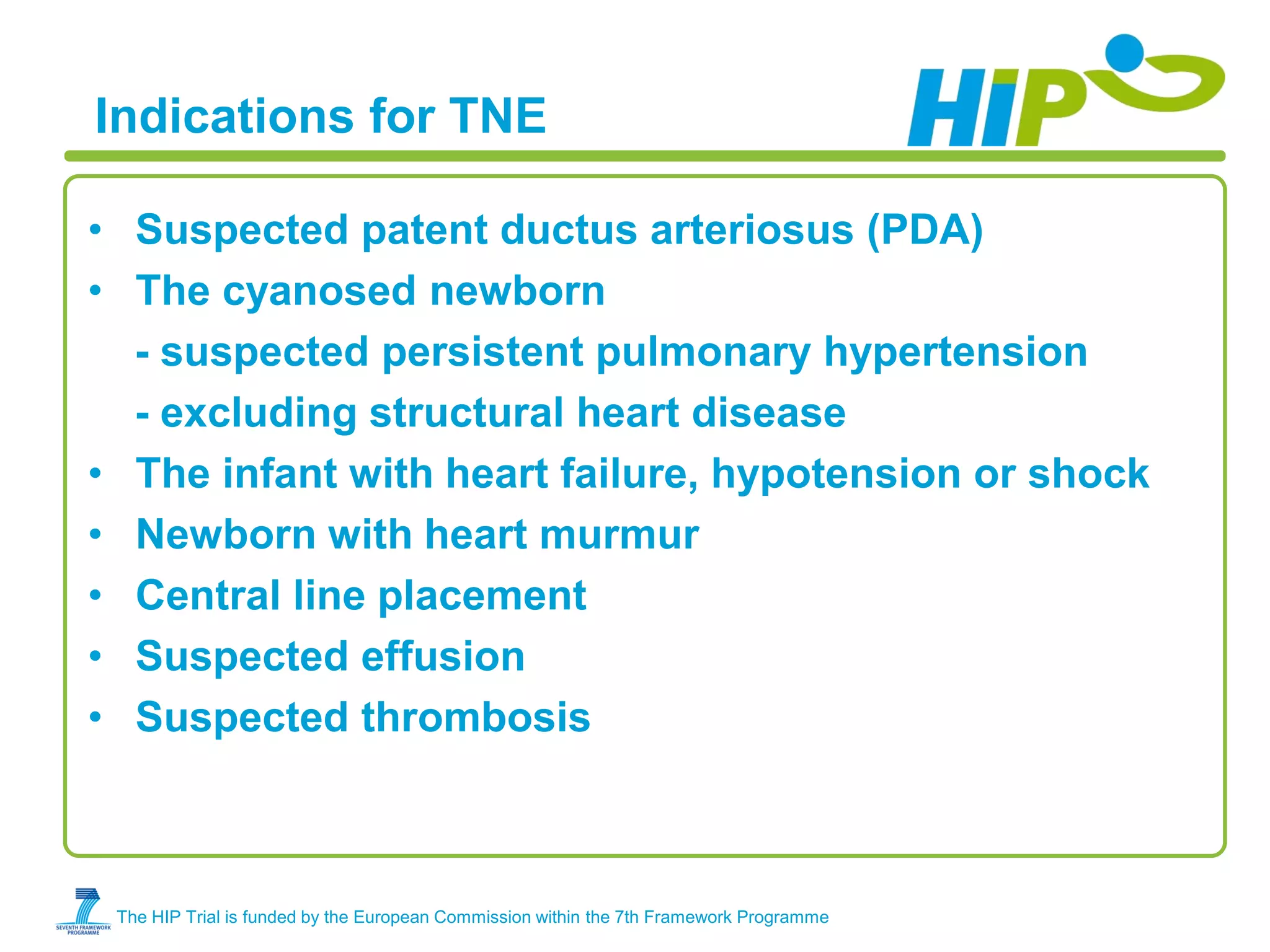 Functional Echocardiography. Targeted neonatal echocardiography (TNE ...