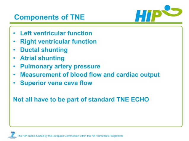 Functional Echocardiography. Targeted neonatal echocardiography (TNE). Point of care ...