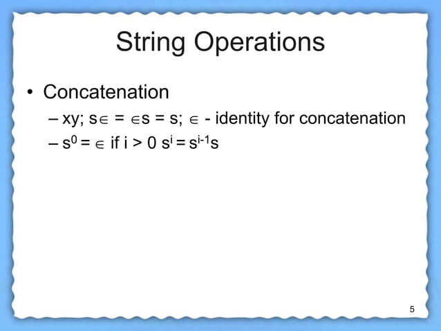 2_2Specification of Tokens.ppt | Programming Languages | Computing