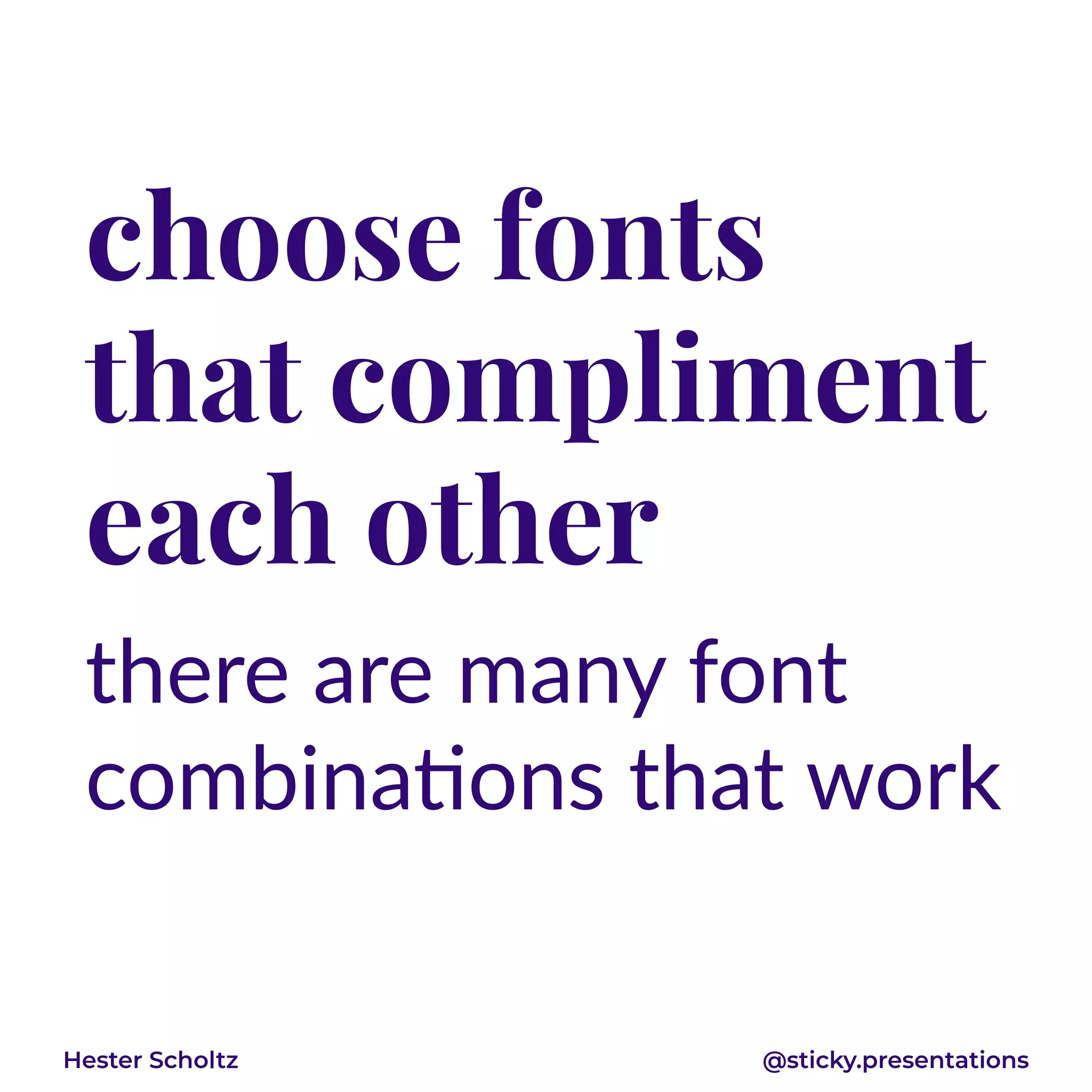 How to use fonts in your presentation | PDF