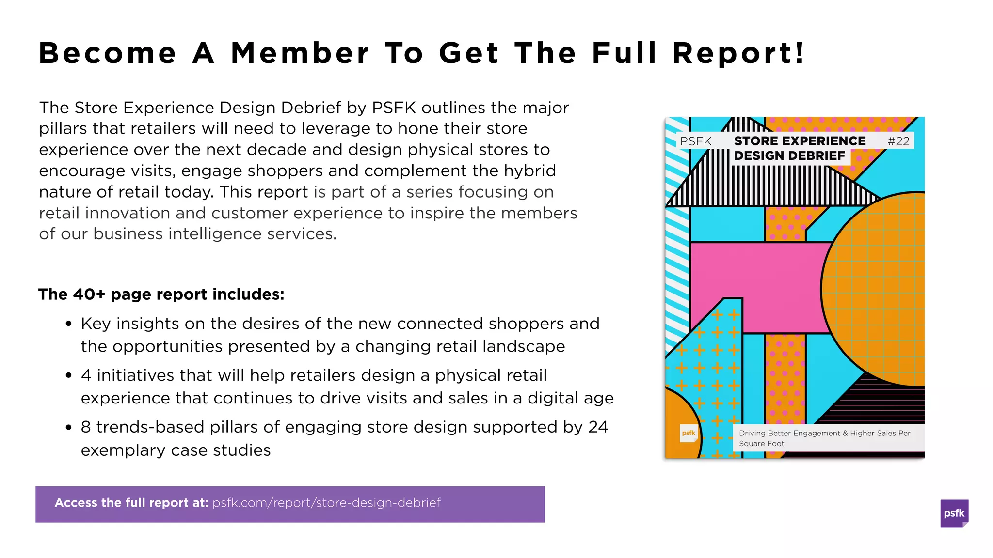 Store Experience Design Debrief | PPT