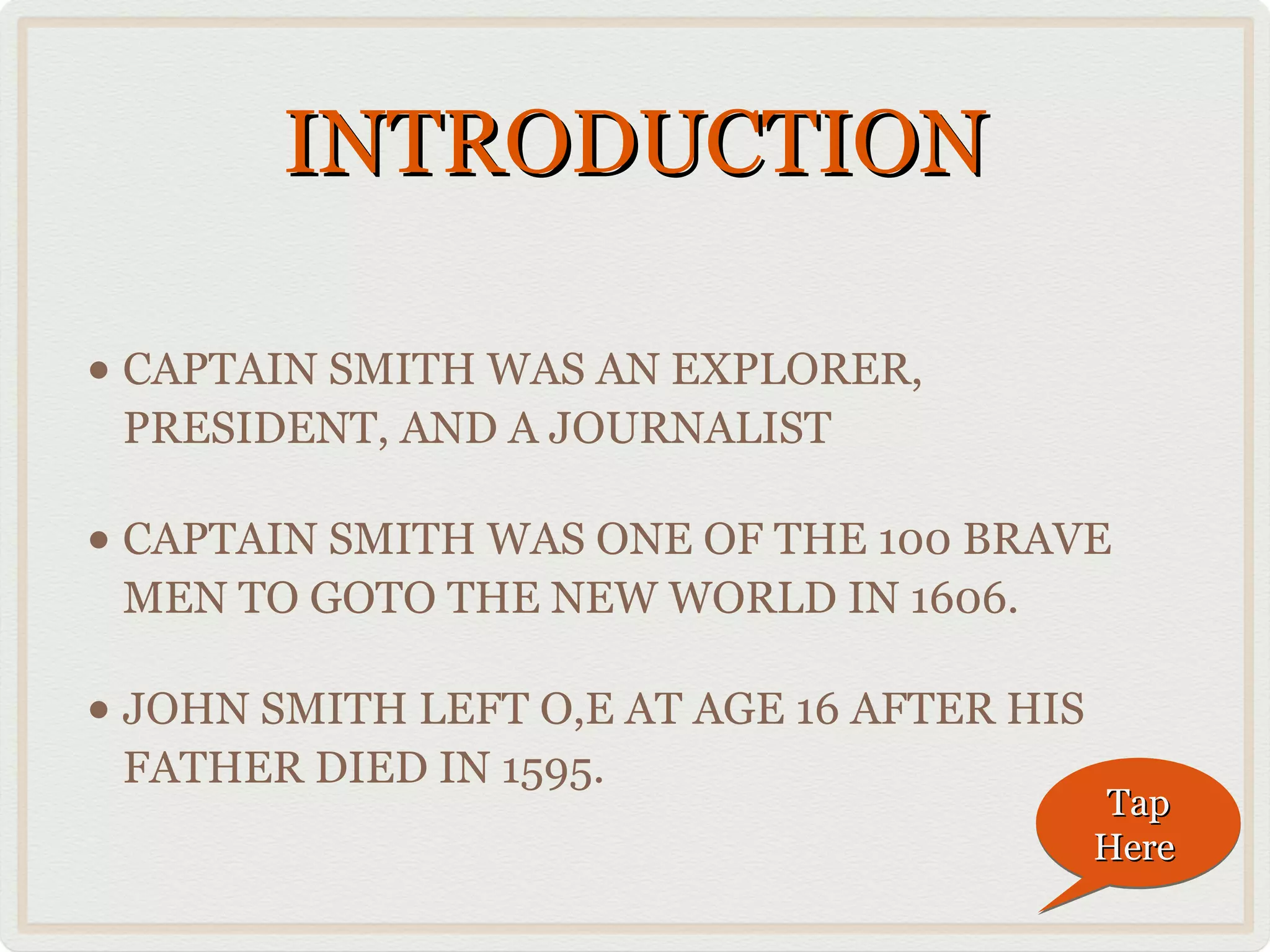 Captain John Smith | PPT