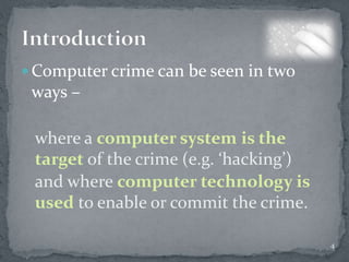 2 2 the dangers of computer crime | PPT