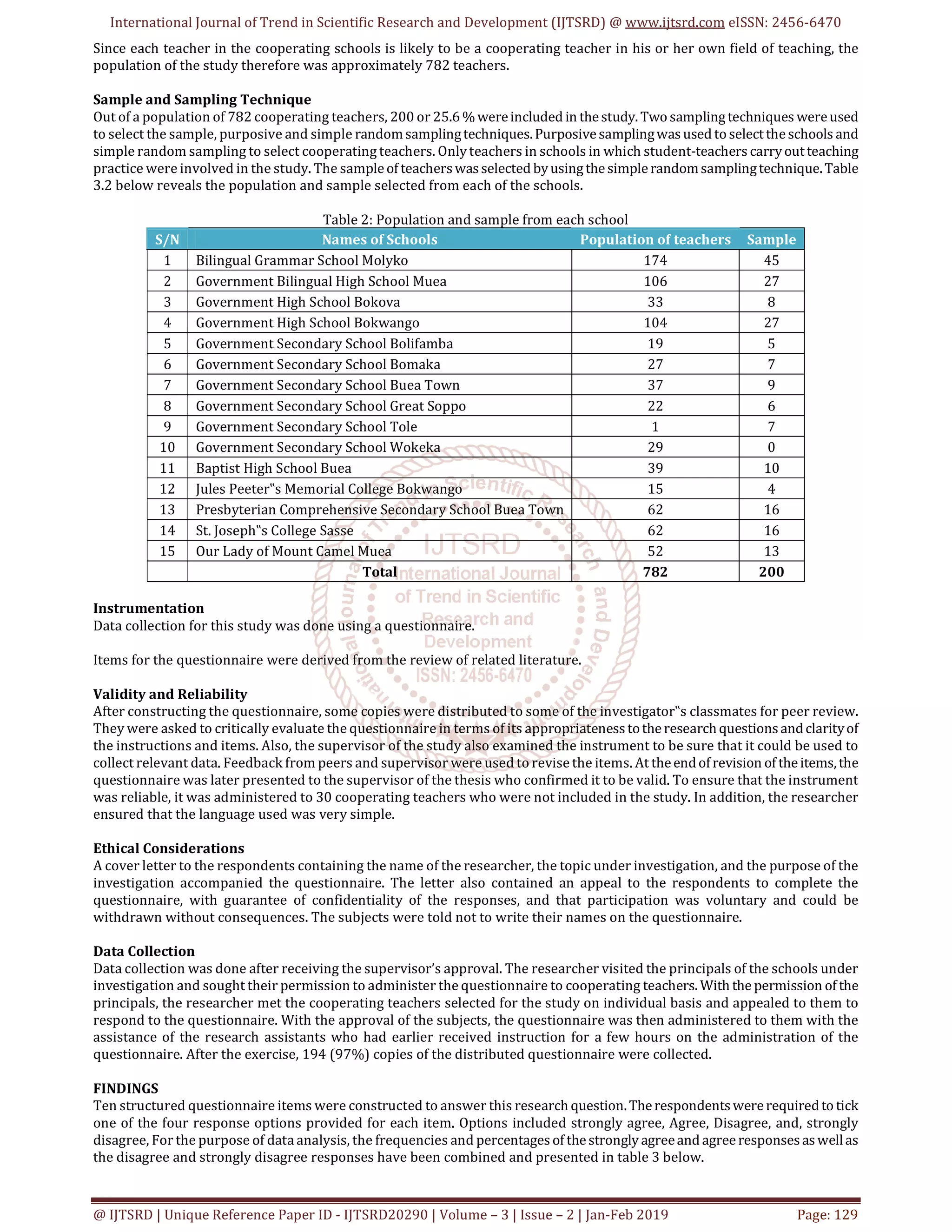 The Evaluation of Teaching Practice from the Perspective of Cooperating Teachers | PDF
