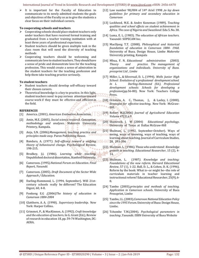 The Evaluation of Teaching Practice from the Perspective of Cooperating Teachers | PDF