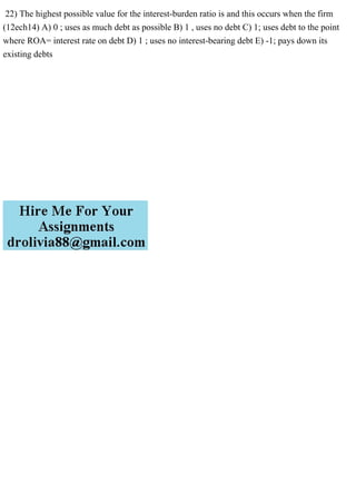 22) The highest possible value for the interest-burden ratio is and t.pdf