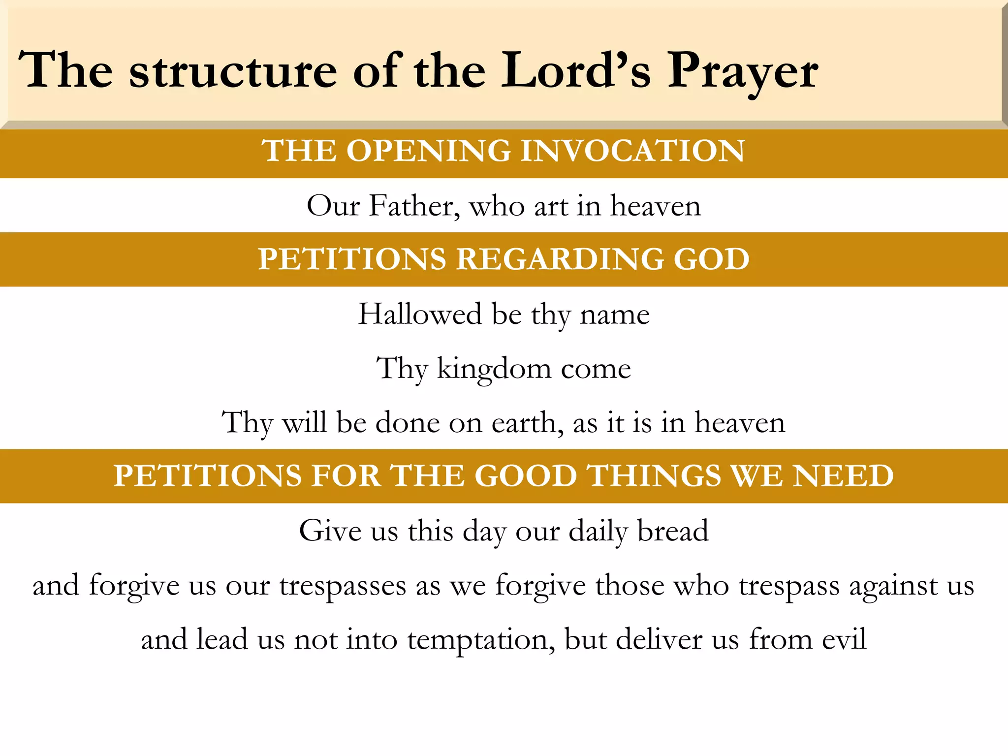 the lord's prayer | PPT