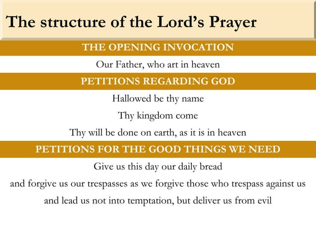 the lord's prayer | PPT