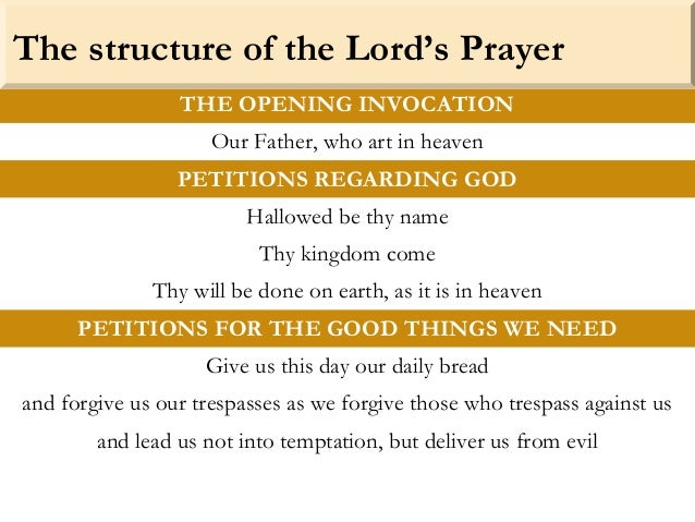 the lord's prayer