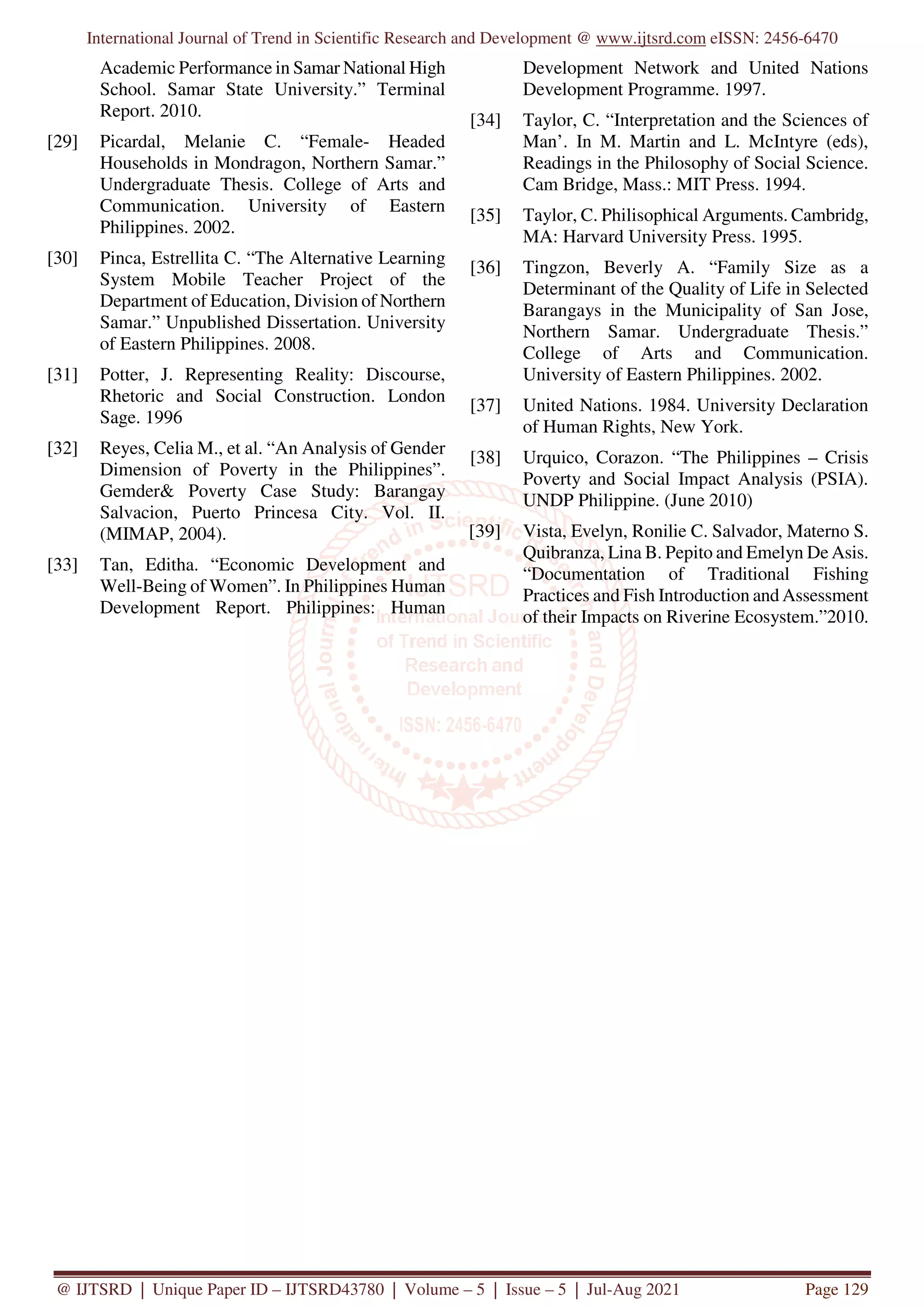 The Relationship of Coping Mechanisms to the Role of 4PS Families in ...