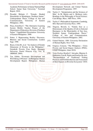 The Relationship of Coping Mechanisms to the Role of 4PS Families in ...