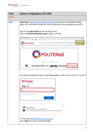 Brightspace Business Student Guide v3 | PDF