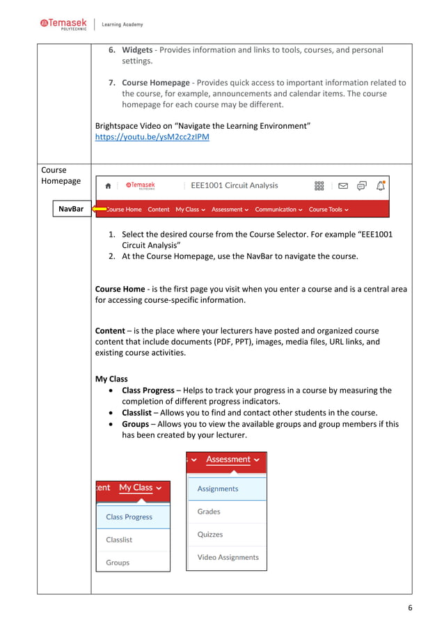 Brightspace Business Student Guide v3 | PDF