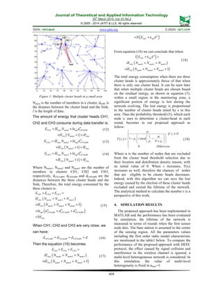 NEW APPROACH TO IMPROVING LIFETIME IN HETEROGENEOUS WIRELESS SENSOR NETWORKS BASED ON CLUSTERING ...