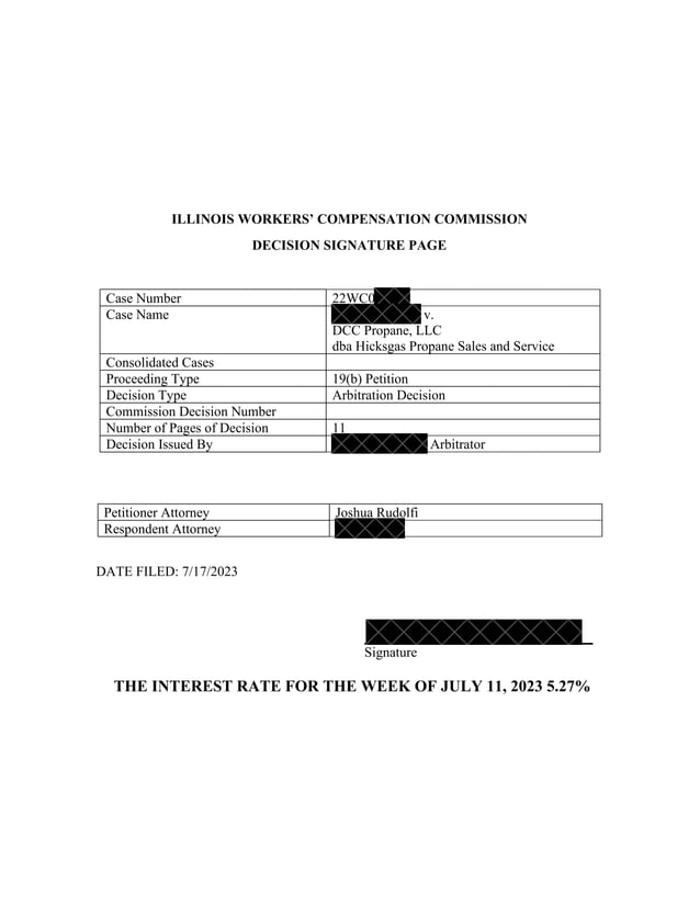 Arbitrator Awards TTD and Surgery for Work Injury | PDF