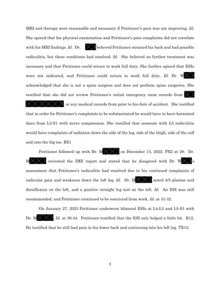 Arbitrator Awards TTD and Surgery for Work Injury | PDF