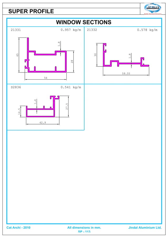 22) window sections | PDF