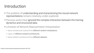 Network Representation Analysis using Centered Kernel Alignment (CKA) | PDF