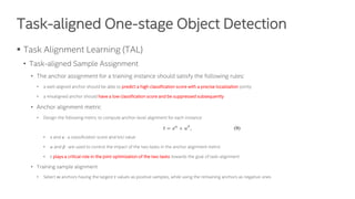 TOOD: Task-aligned One-stage Object Detection | PPT