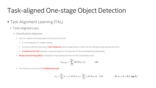 TOOD: Task-aligned One-stage Object Detection | PPT