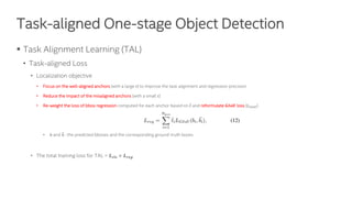 TOOD: Task-aligned One-stage Object Detection | PPT