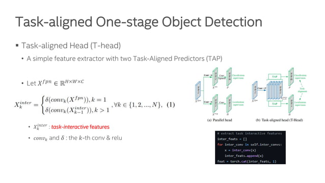 TOOD: Task-aligned One-stage Object Detection | PPT