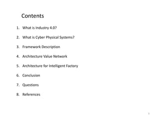 Conceptual framework for designing Intelligent factory | PPT