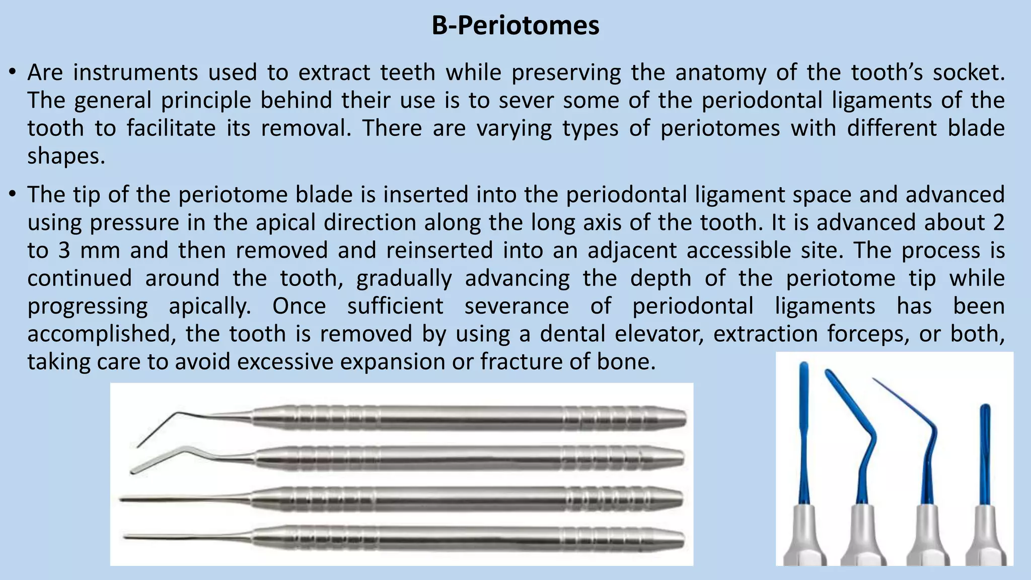 Instrumentation for Basic Oral Surgery Dr.Ali Mohammed AbuTrab | PPTX