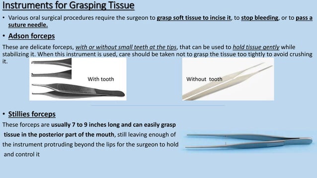 Instrumentation for Basic Oral Surgery Dr.Ali Mohammed AbuTrab | PPTX