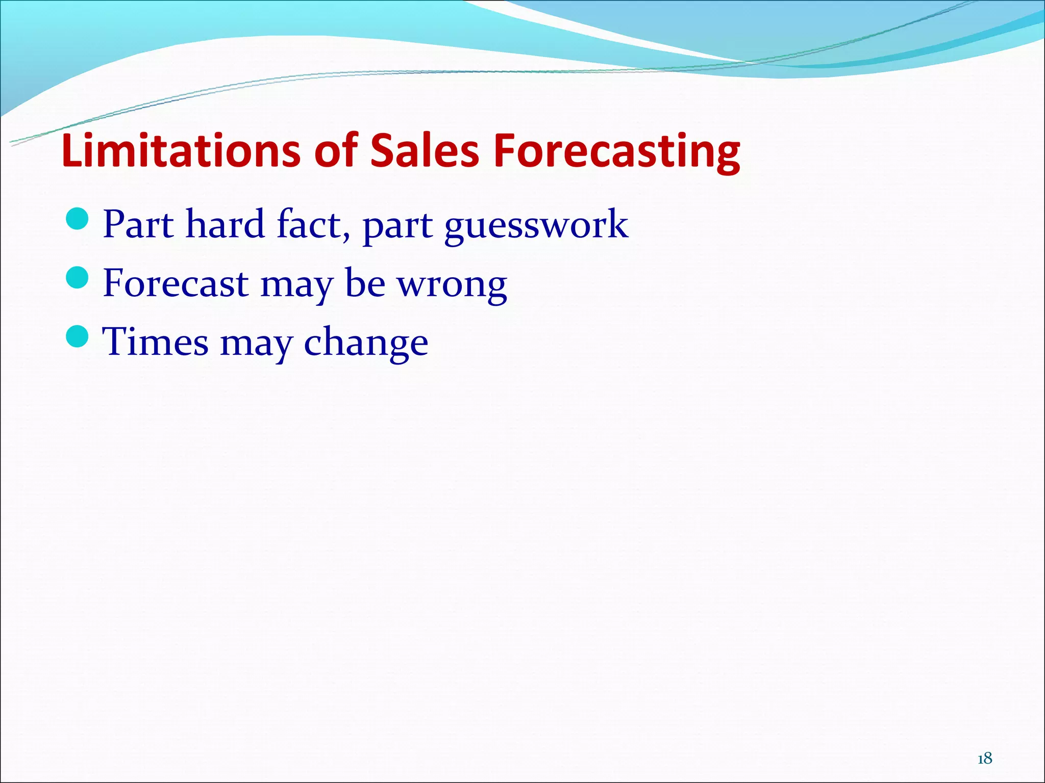 sales forecasting[1] | PPT