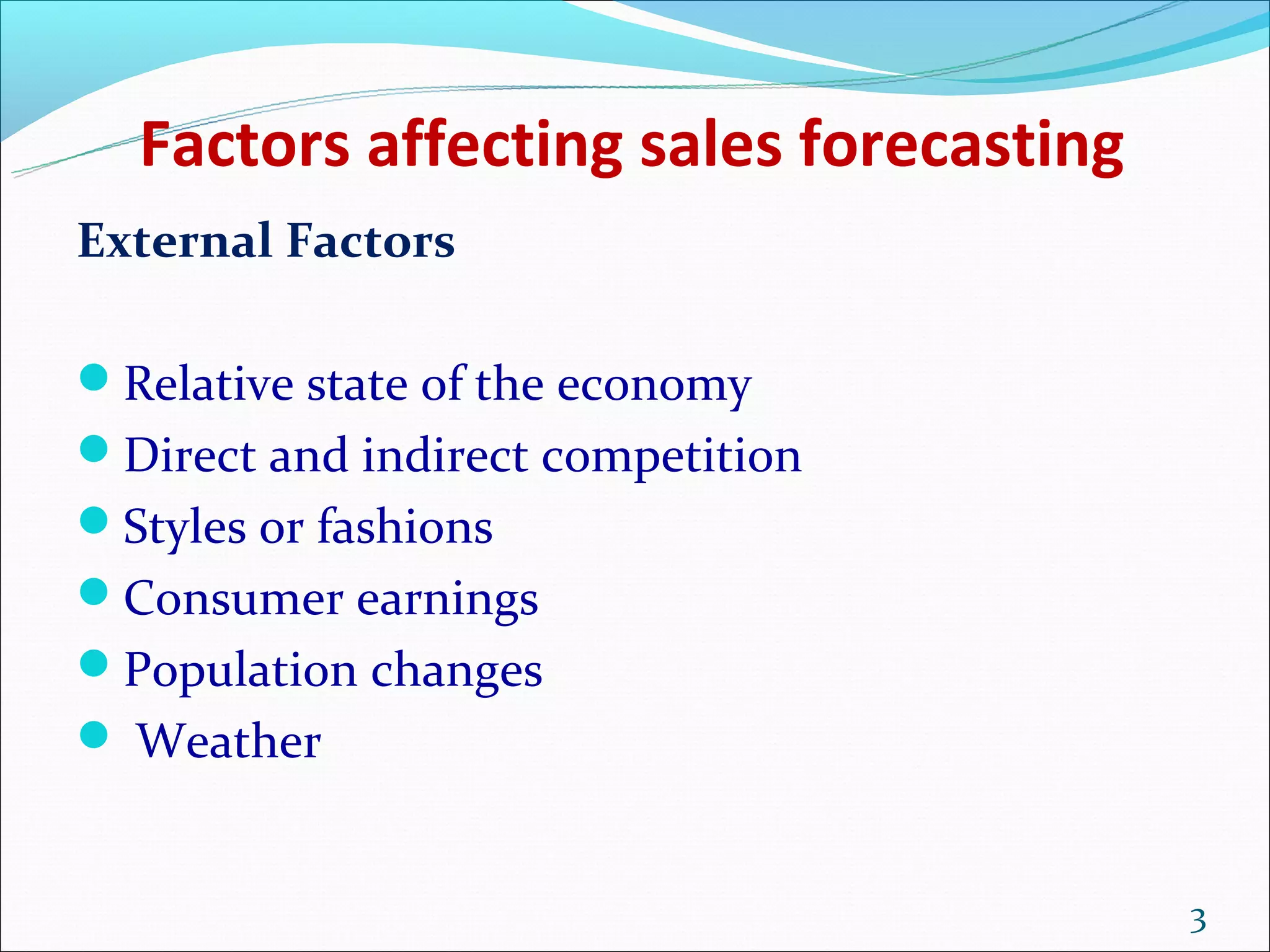sales forecasting[1] | PPT