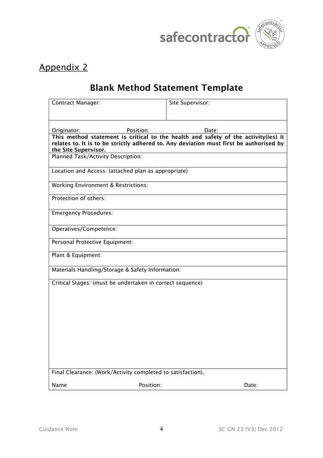 23.plumbing method statement_gn23 | PDF