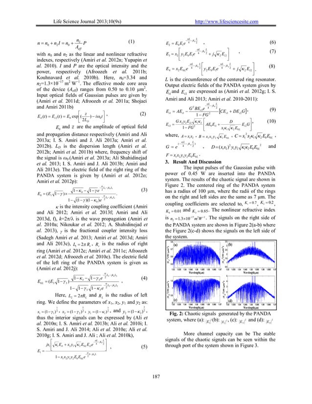 Chaotic Signal Generation and Trapping Using an Optical Transmission Link | PDF