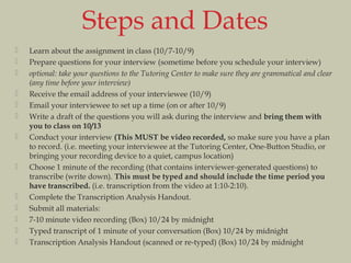 23. conversation starters and introduce psu interview | PPT