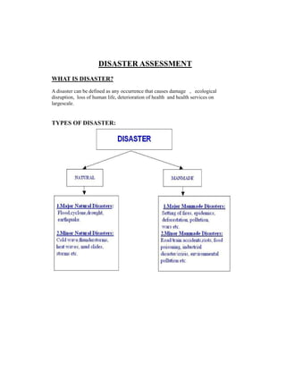 Disaster assessment pdf | PDF