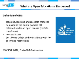 An Introduction to Open Educational Resources | PPT