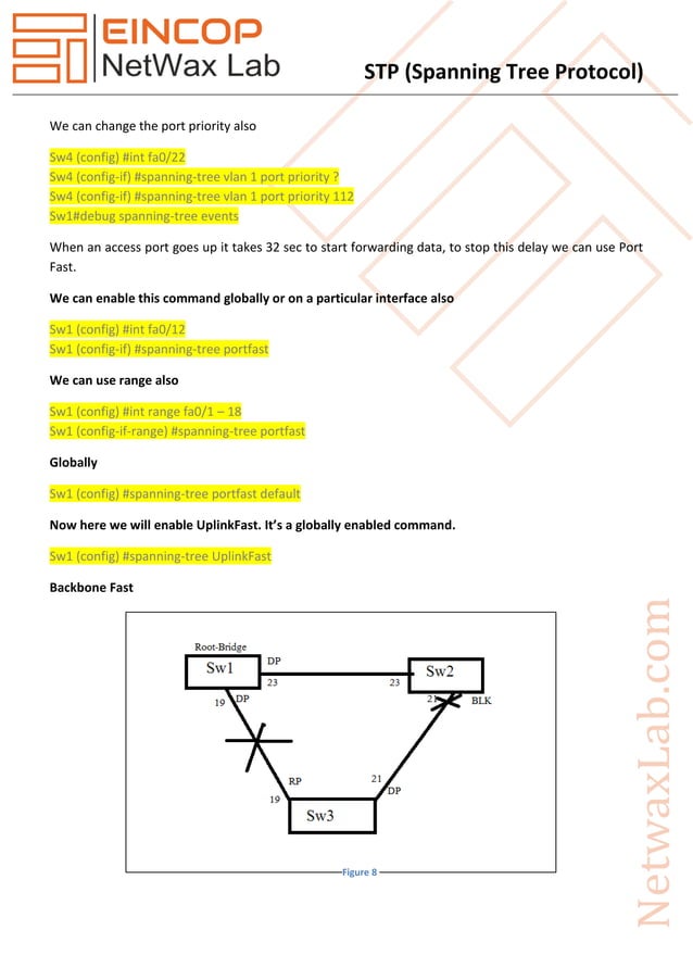 STP (spanning tree protocol) | PDF | Computer Networking | Computing