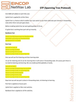 STP (spanning tree protocol) | PDF