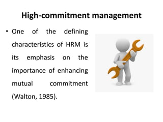 Approaches to strategic hrm - strategic human resource management ...