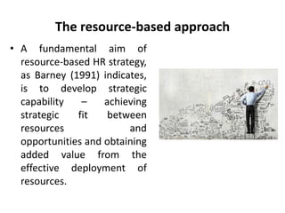 Approaches to strategic hrm - strategic human resource management ...