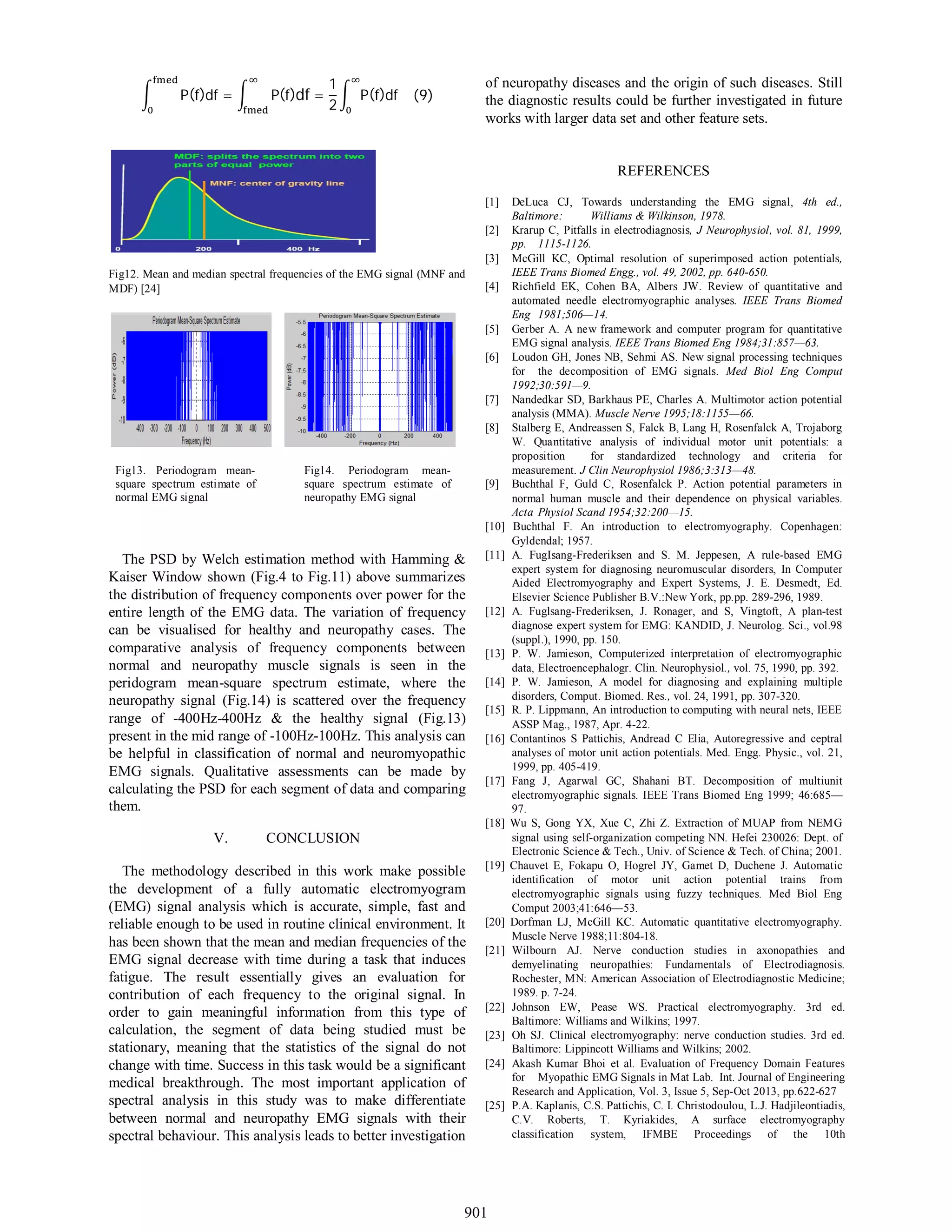 A Comparative Analysis of Neuropathic and Healthy EMG Signal Using PSD ...