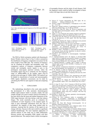 A Comparative Analysis of Neuropathic and Healthy EMG Signal Using PSD ...