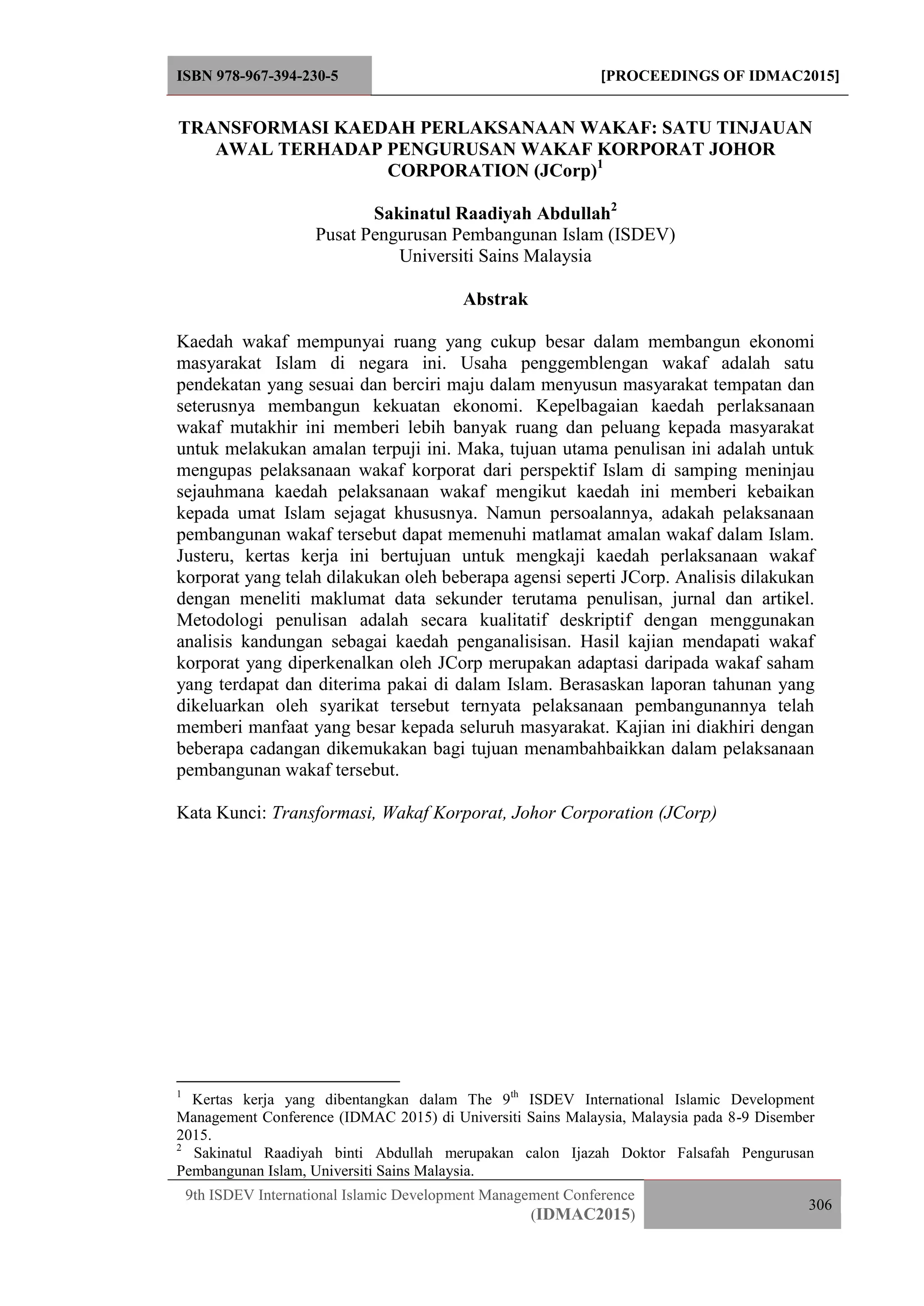 Sakinatul Raadiyah Abdullah | PDF