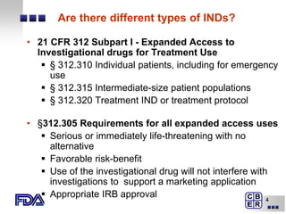 FDA 2013 Clinical Investigator Training Course: Preparing an IND ...