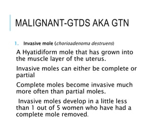 23. gestational trophoblastic diseases | PPTX