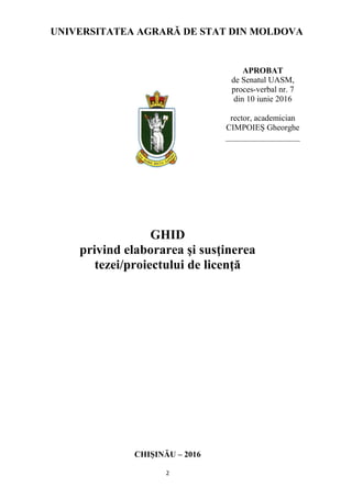 ghid elaborare teze | PDF